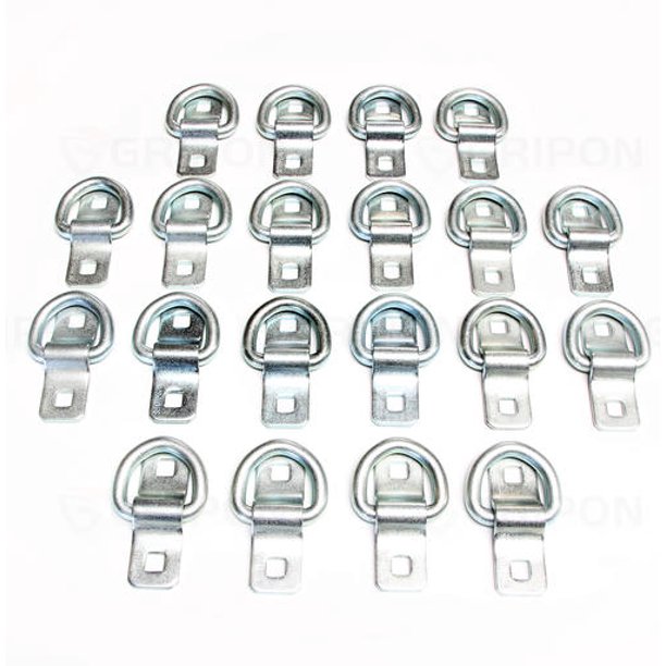 Gripon (Pack of 20) Heavy Duty 3/8" 5,000lbs Anchor Point Surface Mount ...