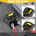 50Amp Circuit Breaker W/Manual Reset Switch DC 12-48V High Amperage,W ...