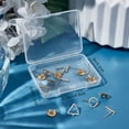 12Pcs 3 Style Brass Stud Earring Findings with Loop with 12Pcs Ear Nuts ...