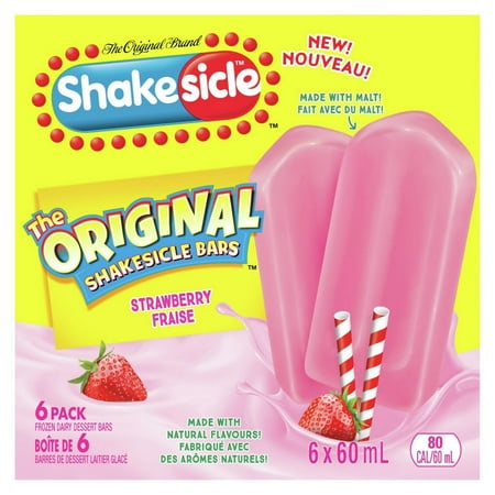 Popsicle Frozen Dairy Shakesicle Bars - Walmart.ca