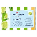 Sanpellegrino CIAO Lime Sparkling Flavored Water with Real Fruit Juices, 6 Pack - Walmart.com