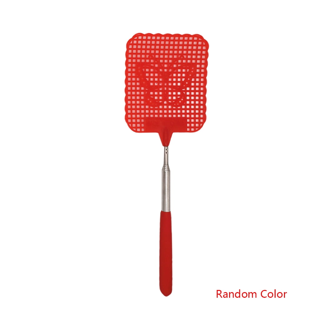 Rubber Retractable Bug Mosquito Insect Fly Killer Swatter Bat Racket ...