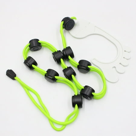 Socks organizer storage adjustable non-slip hanging rope hook clips ...