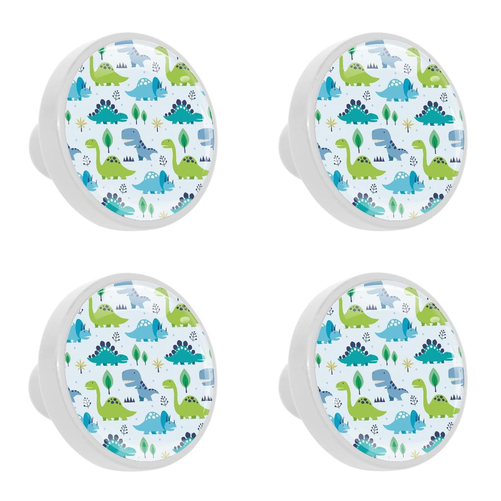 4 Pcs Dinosaur Knobs for Kitchen Cabinet Cupboard Dresser Bookcase ...