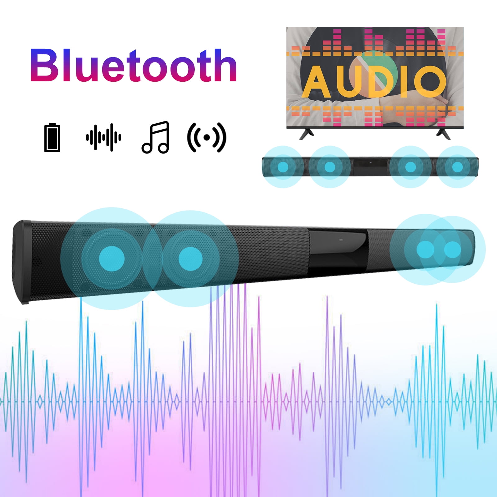 Click here for Biinggo [upgraded] Sound Bar 2020  3d Surround Sou... prices