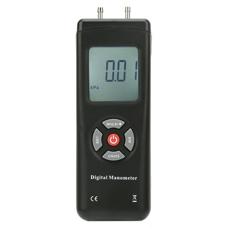 TL100 Digital Manometer, High Accuracy Differential Pressure Gauge ...