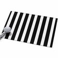 Black White Geometric Stripe Rectangle Rug 2'x3' Modern Minimalist Line ...