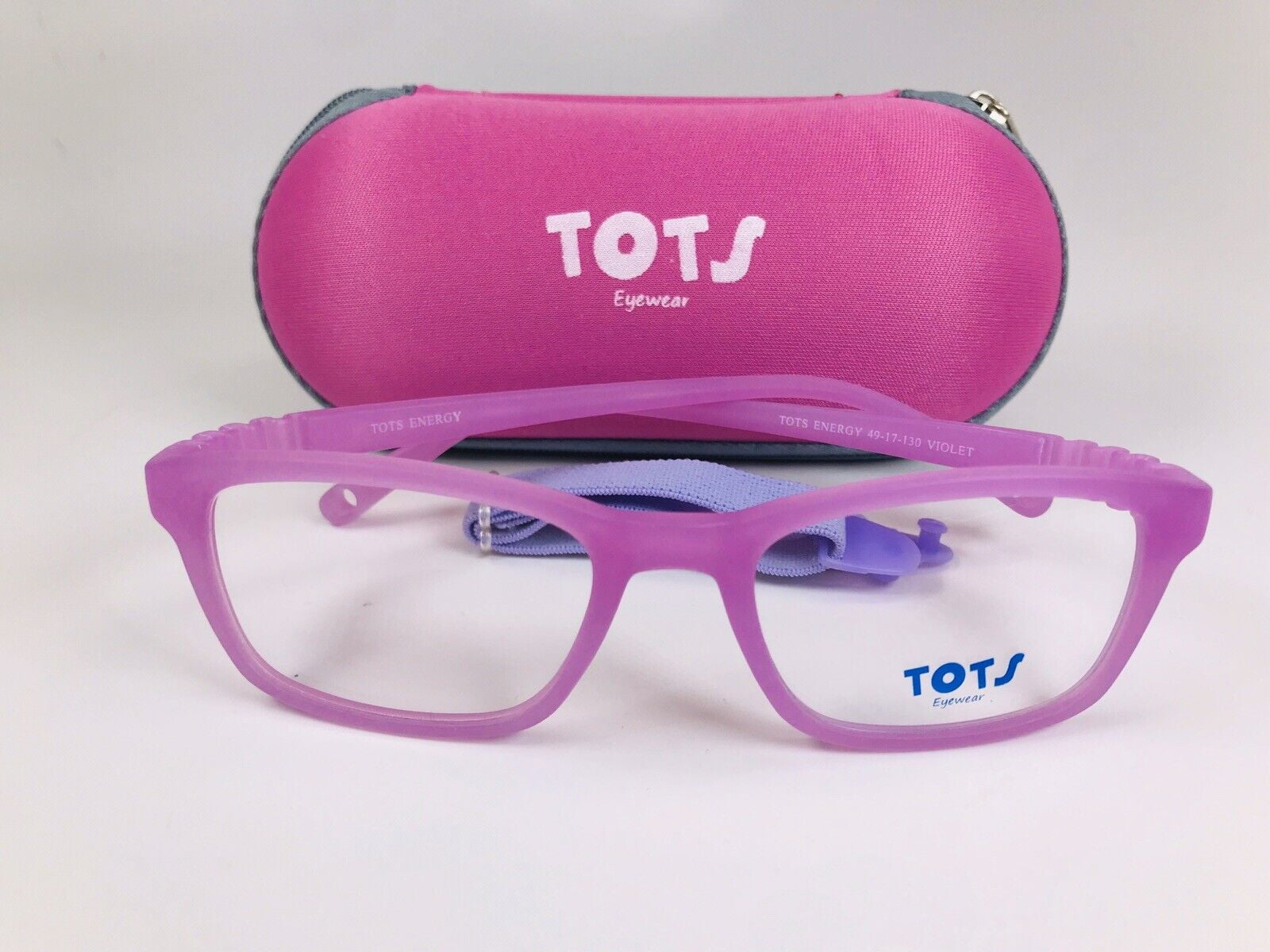 New TOTS Violet ENERGY Eyeglasses for KIDS 49mm with Case & Strap ...