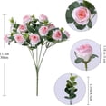 AGIUFGS Artificial Rose Bouquet, Festive Holiday Designs, for Home Use ...