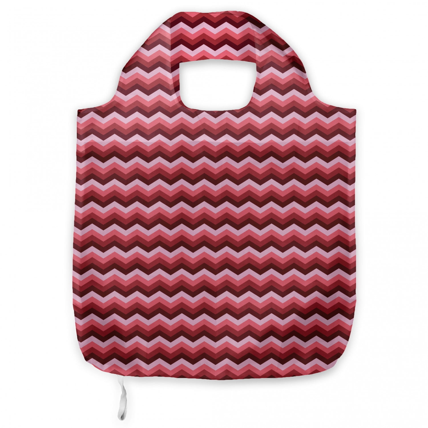 Chevron Shopping Tote Bag, Zigzag Colorful Chevron Ornament Motifs ...