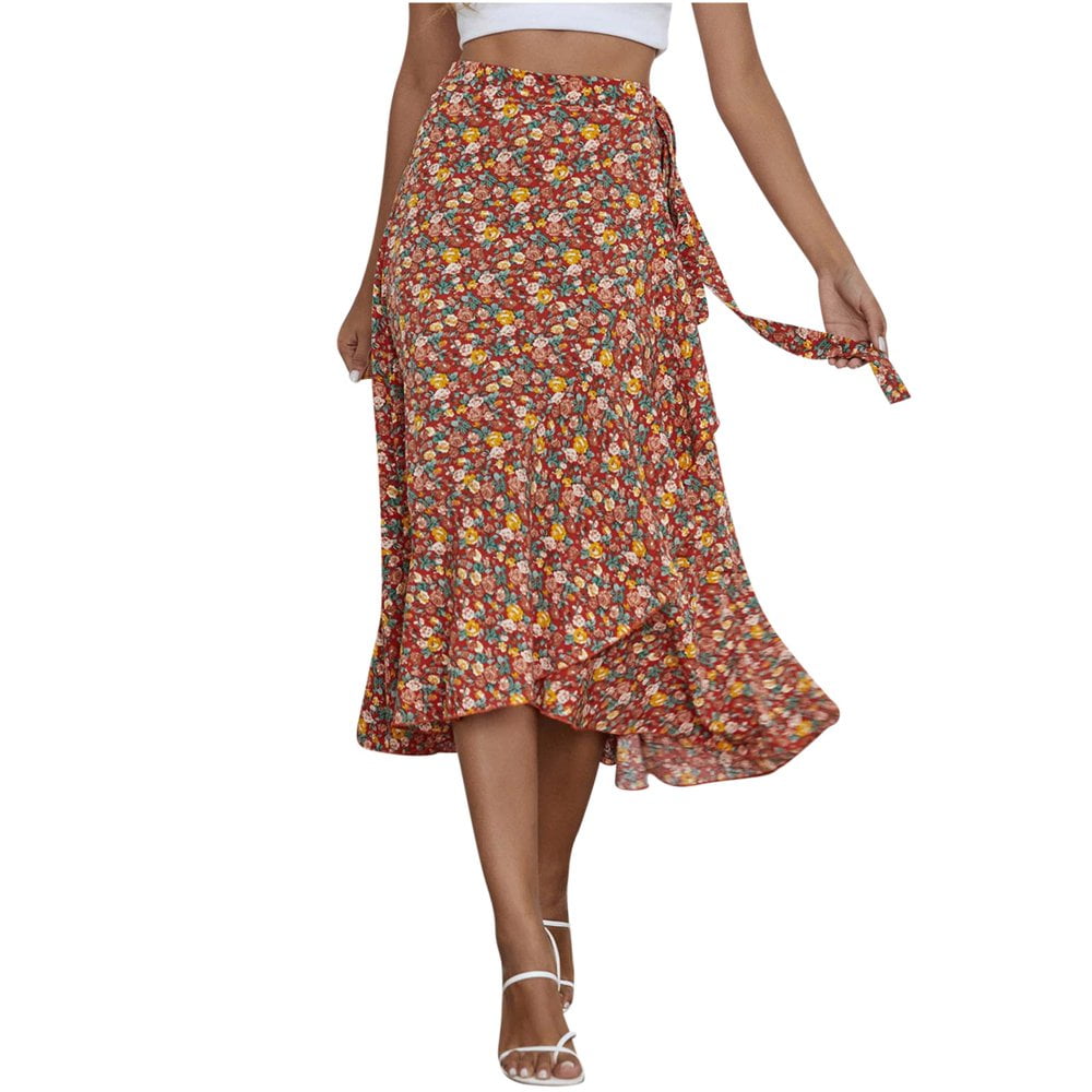 Click here for Qjuhung Long Skirts For Women Summer Maxi Skirt Sl... prices