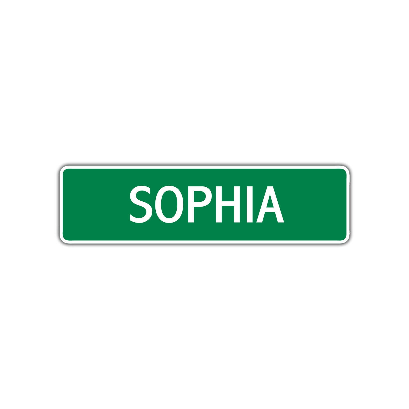 Sophia Girls Children Name Letter Printed Label Indoor Outdoor Unique ...