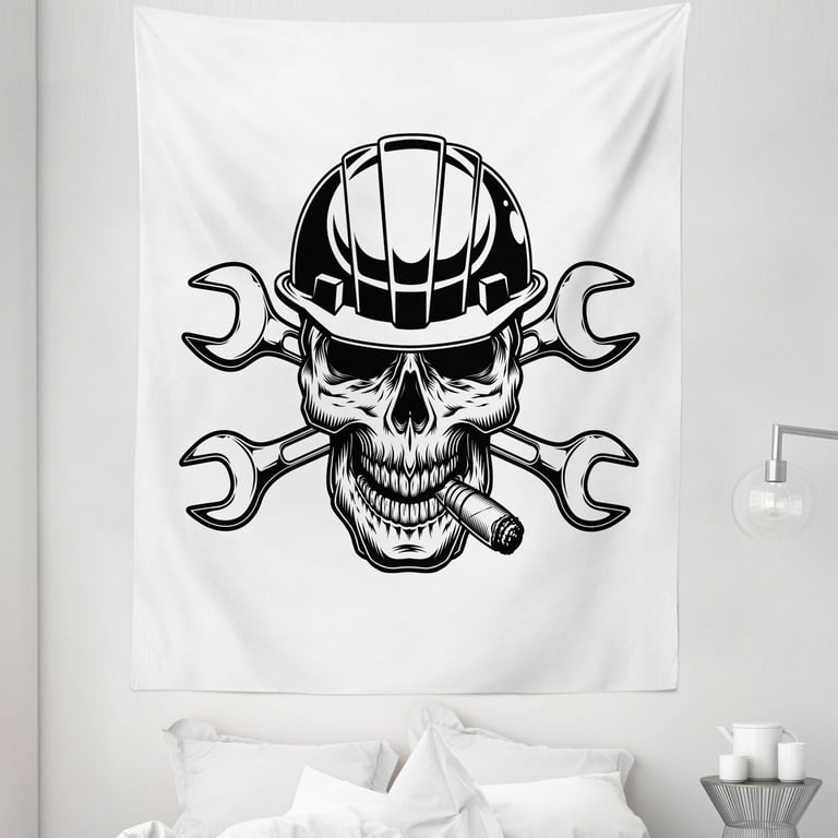 Crane Operator And Skulls