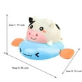 Double Pool Float Swimming Pools for Kids Fun Bath Time With Cow And ...