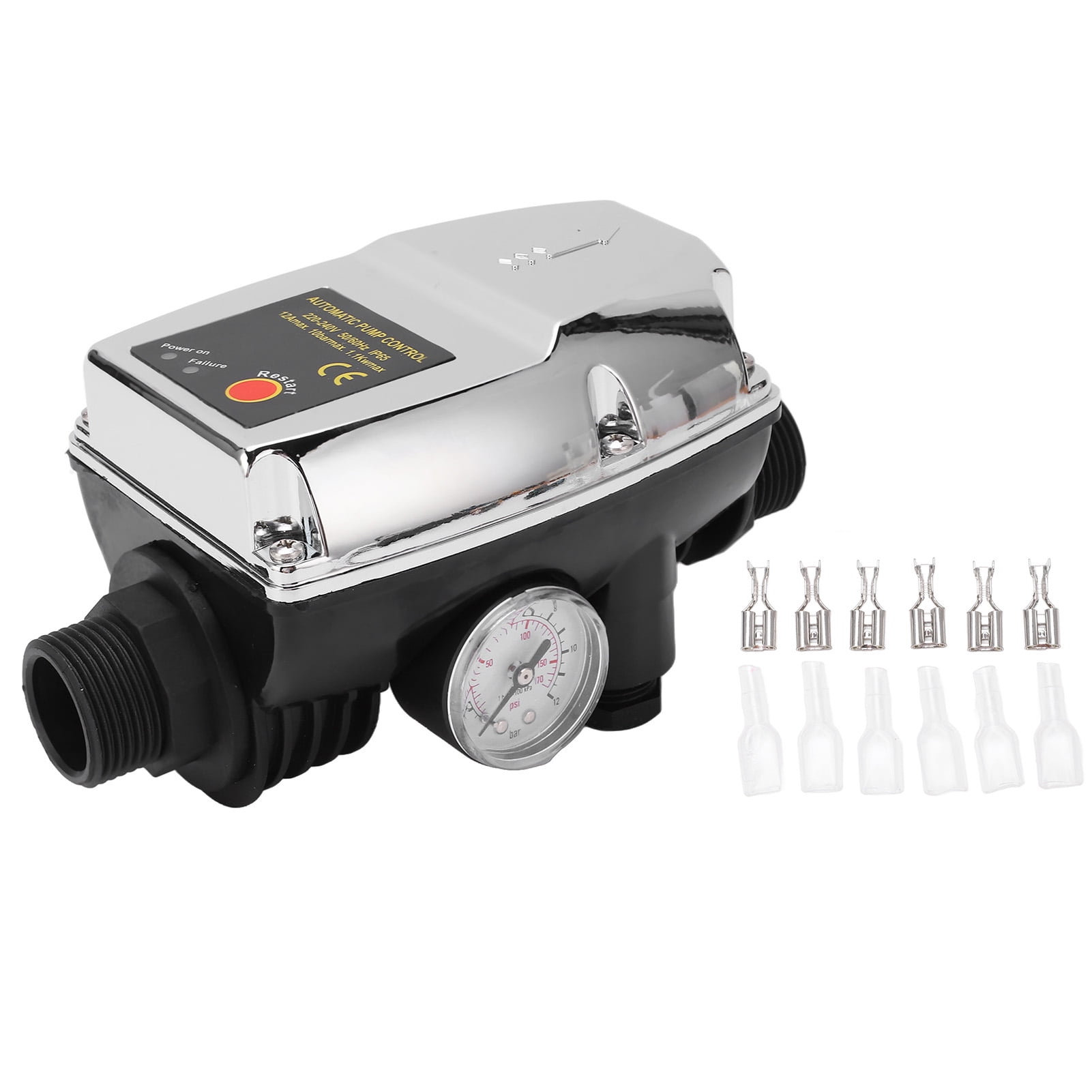 Automatic Pump Pressure Controller,Water Pump Controller Silver Electronic Pressure Switch ...