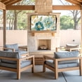 Abstract Outdoor TV Cover 40 to 43 inch Green Peony Pattern Petals ...