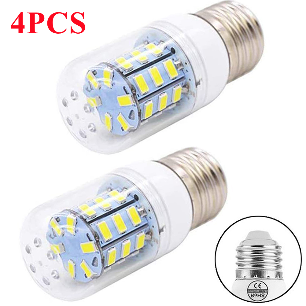 4 Pcs E27 LED Light Bulbs Frigidaire Refrigerator Bulbs Replaces Number ...