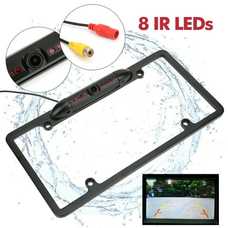 License Plate Camera Rear View Camera American License Plate Rear View ...