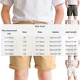 Antinious Child Boys High Waist Elastic Waist Solid Cargo Pockets Loose ...