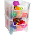 "Akro-Mils Stackable Large Storage Bins, Heavy Duty, 17.5""x16.5""x12.5 ...