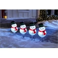 GEMMY Set of 4 Lightshow Color Motion 20 in. Christmas Pathway LED ...