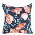 (2 pack) Better Homes & Gardens 100% Cotton Shells & Reef Coral Blue, 2 ...