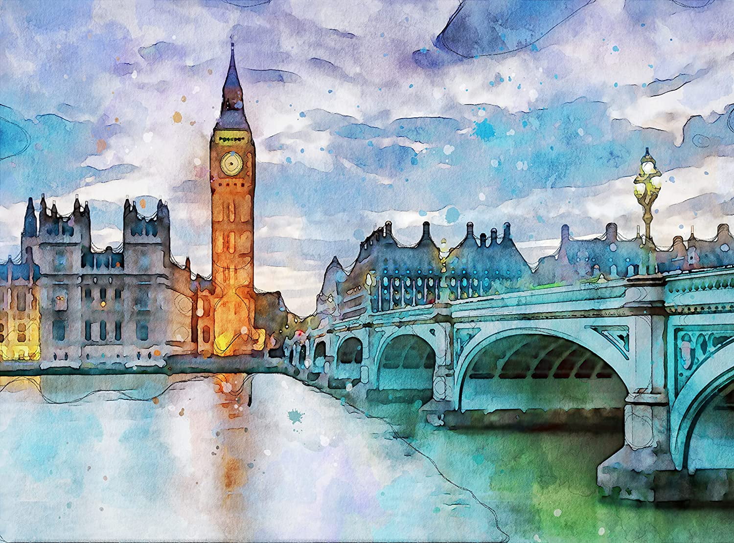 London Bridge - CANVAS OR PRINT WALL ART+ - Walmart.com
