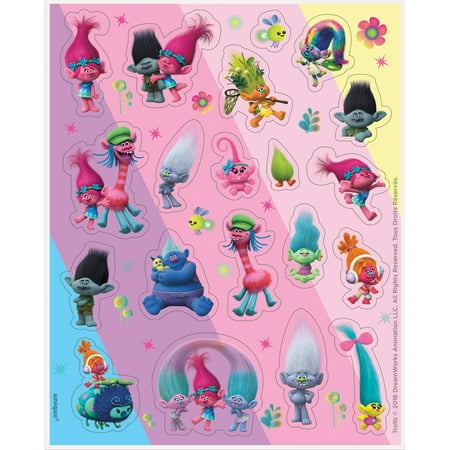 Trolls Sticker Sheets, 4ct - Walmart.com