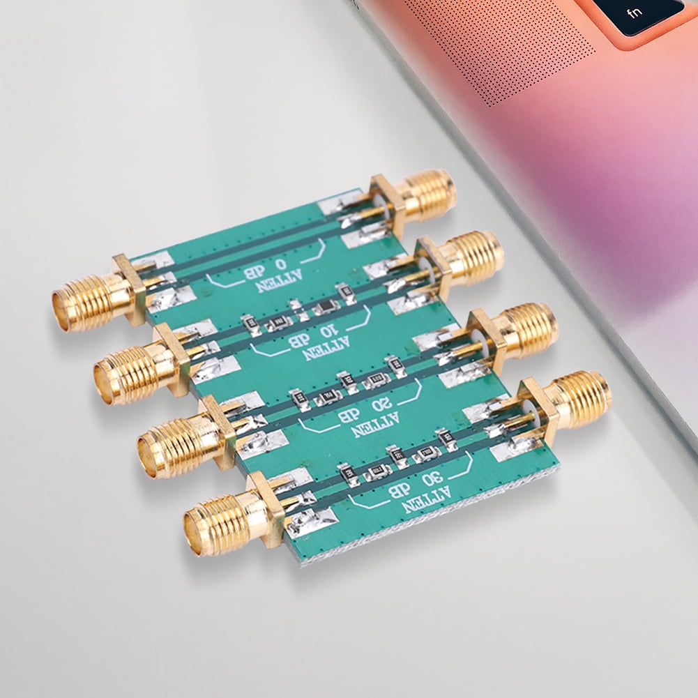 DC-4.0GHz RF Attenuator Board SMA Double Female Head RF Power Signal ...