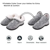 Vonmay Women's Fuzzy Sherpa-Lined Slippers, Memory Foam, Indoor & Outdoor Booties - Walmart.com