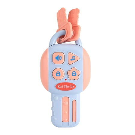 Musical Car Key Toys Battery Operated Music Toys Educational Blue ...