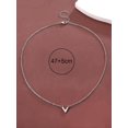 1Pc Alloy Letter V Pendant Necklaces Iron Cable Chain Necklaces for ...