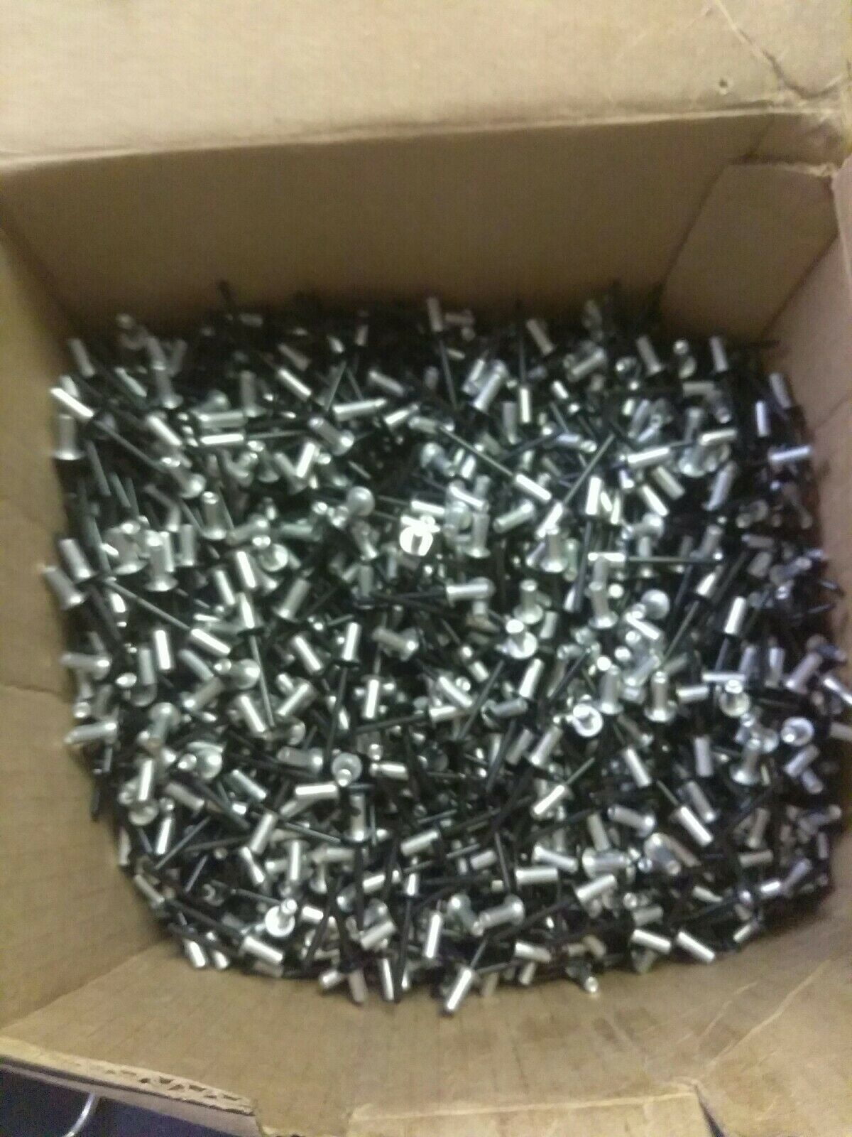 NEW Pop Avdel load spreading rivets, 1000 rivets, 3/16", black anodize ...