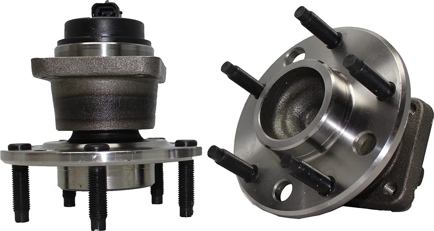 Detroit Axle - 5 Lug Front Wheel Hub Bearing Assemblies Replacement for ...
