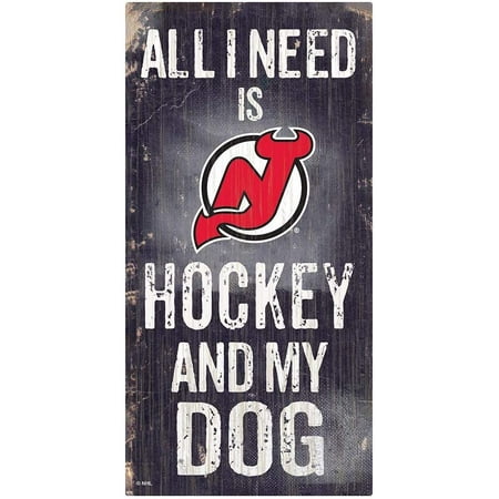 Fan Creations H0640-Devils: New Jersey Devils Hockey and My Dog Sign ...