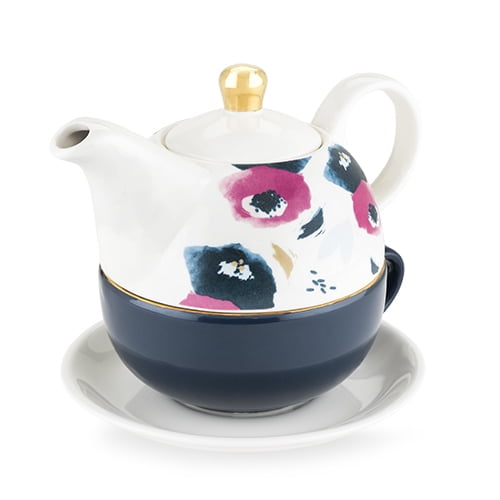 Addison Floral Tea for One Set by Pinky Up - Walmart.com