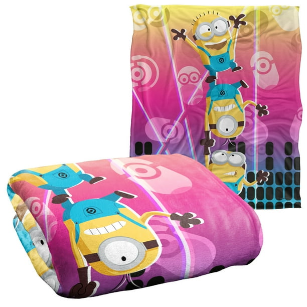 Minions CMYK Rave Silky Touch Super Soft Throw Blanket 50' x 60 ...