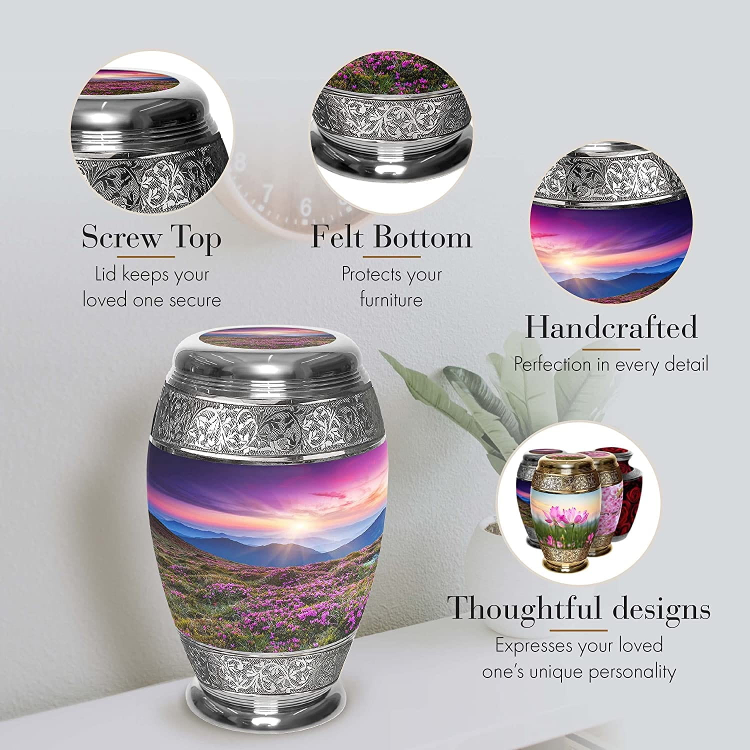Buy Heaven on Earth Urns for Cremation Ashes Large Urn XL or Small ...