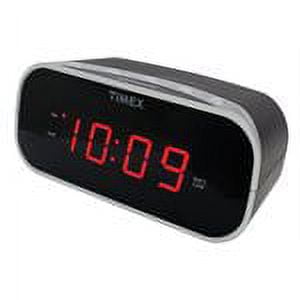 Timex Audio T231GRY2 AM/FM Dual Alarm Clock Radio with Digital Tuning ...