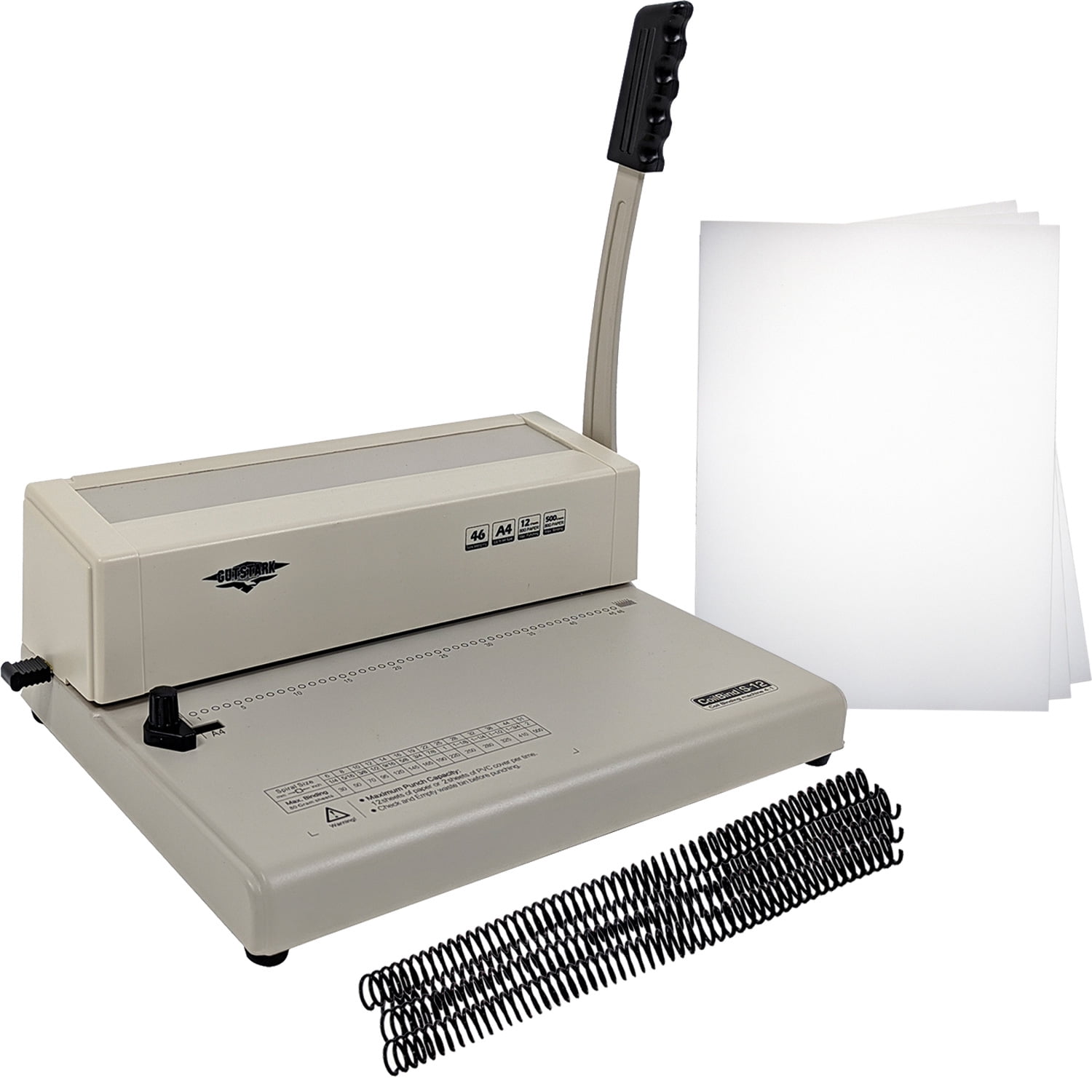 Kit Engargoladora Gutstark A4 Arillos Plastico 12 Hojas | Bodega ...