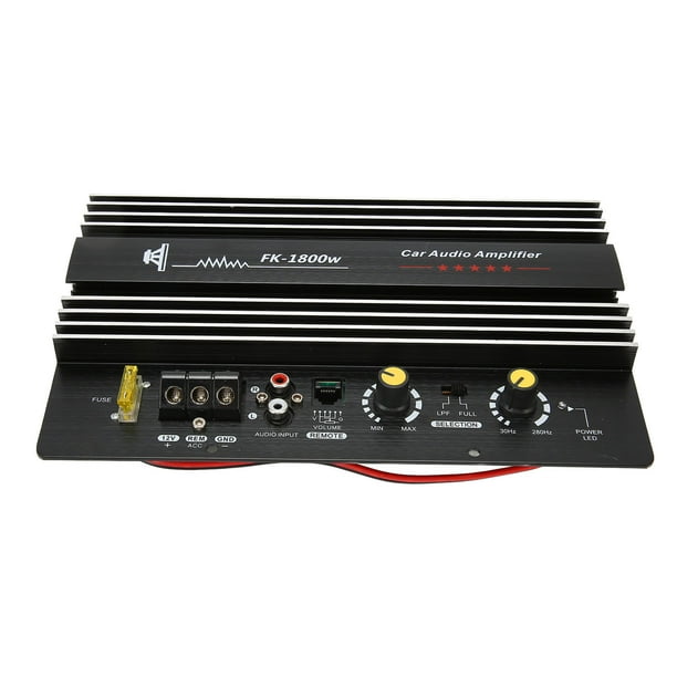 Amplificador automotriz 12V 1800W Audio estéreo para automóvil Amplificador de alta potencia Sub ...