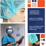 Blue Disposable Bouffant Caps Medical, 21 Inches. Pack of 1000 ...