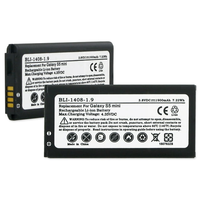 SAMSUNG GALAXY S5 MINI EB-BG800BBE 3.8V 1.9Ah LI-ION BATT W/NFC ...