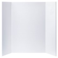 3 Panel Presentation Board, Lightweight and Portable, Hook & Loop ...