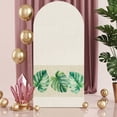 Arch Backdrop 5 Ft, Tropical Leaves Spandex Stretch Fitted Arch Cover ...