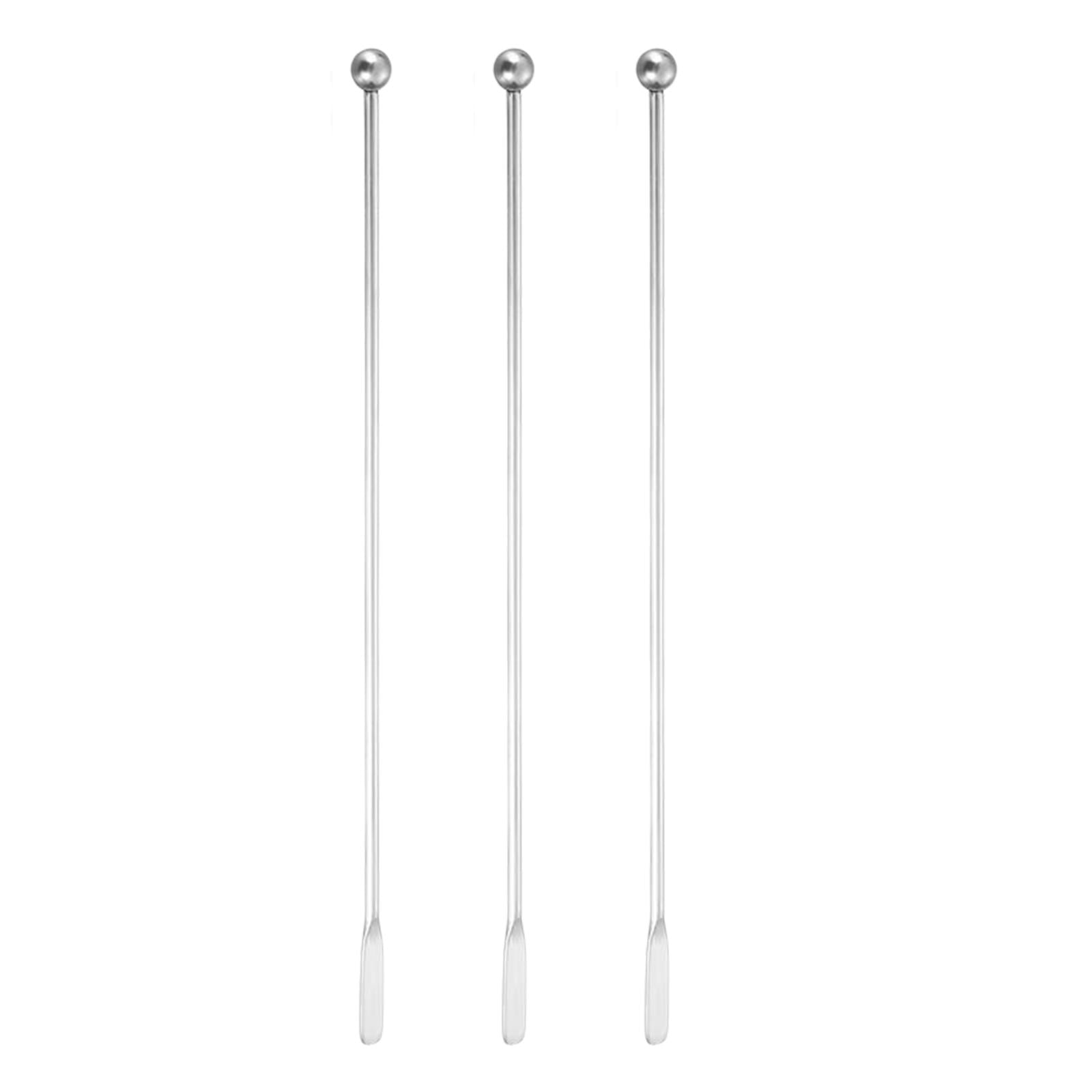 Steel Cocktail Swizzle Stirrers Durable with Small Rectangular ...