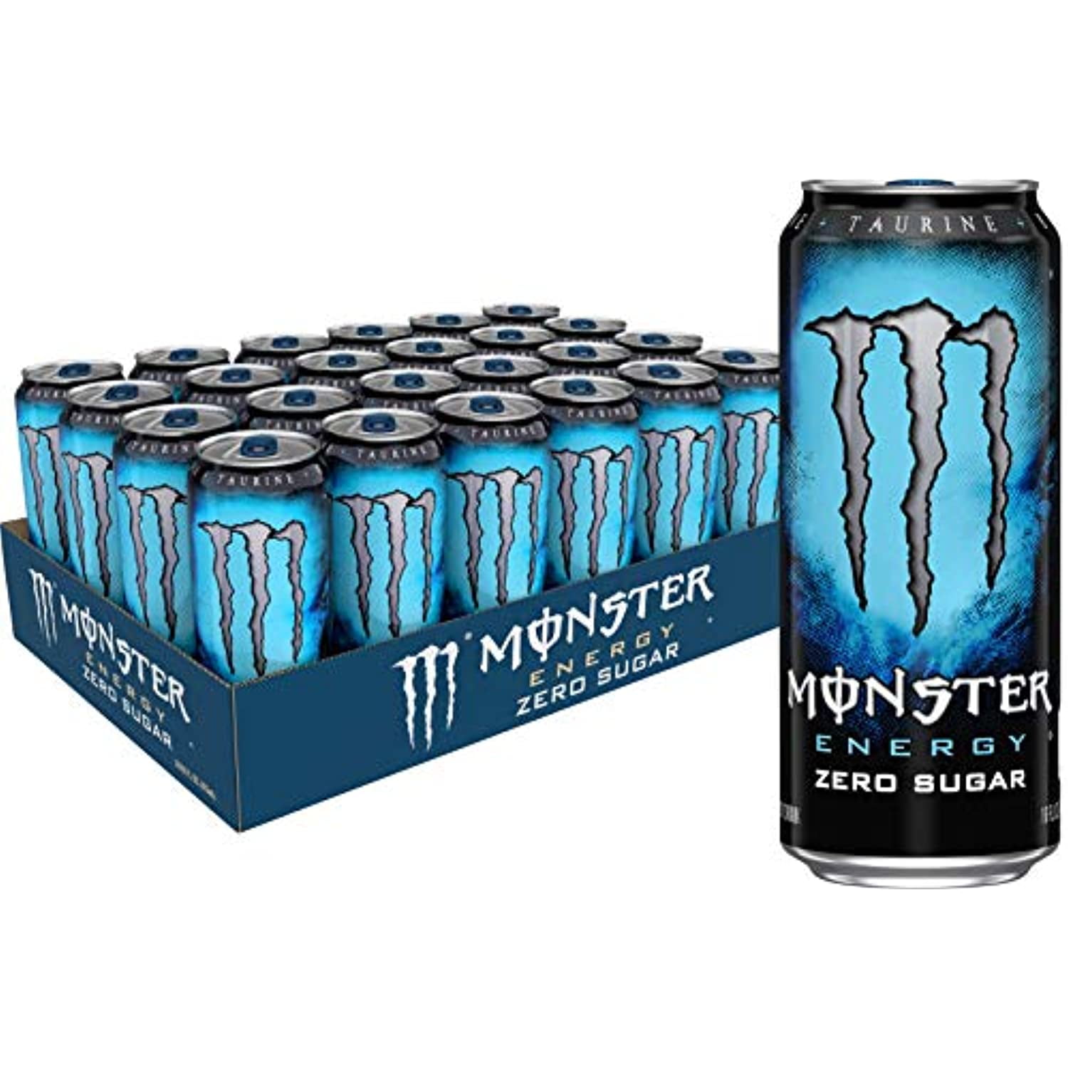 Monster Energy Zero Sugar, Low Calorie Energy Drink, 16 Ounce (Pack Of ...