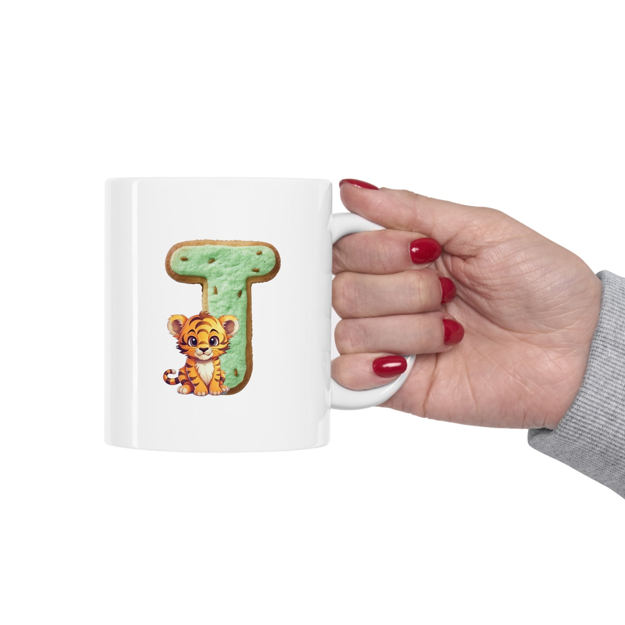 Super Cute Animal Alphabet Letter T | Ceramic Mug 11oz - Walmart.com
