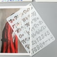 20 Pcs Hollow-out Letter/Number Stencils for Graffiti Alphabet Stencil ...