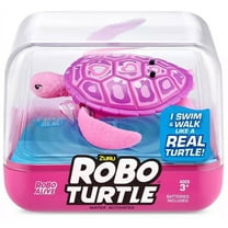 ZURU Robo Alive Green Robotic Turtle, Interactive Swimming Electronic ...